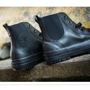 Converse | Shoes | Nwt Converse Chelsea Black Rubber Boots | Poshmark